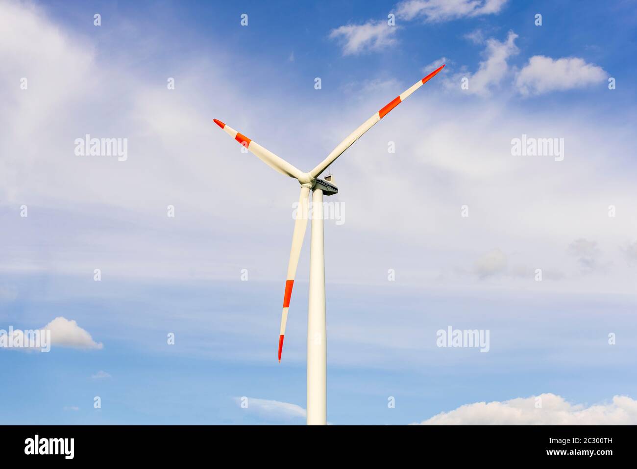 Wind turbine, wind wheel, wind farm, Baden-Wuerttemberg, Germany Stock ...