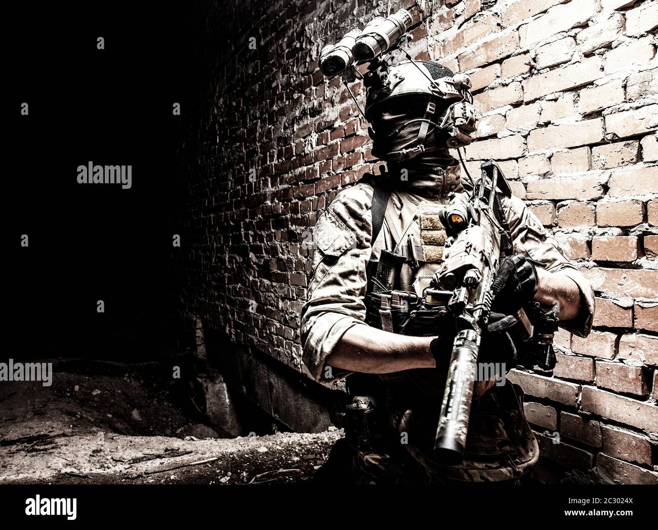 Special operations forces soldier, counter terrorism assault team ...