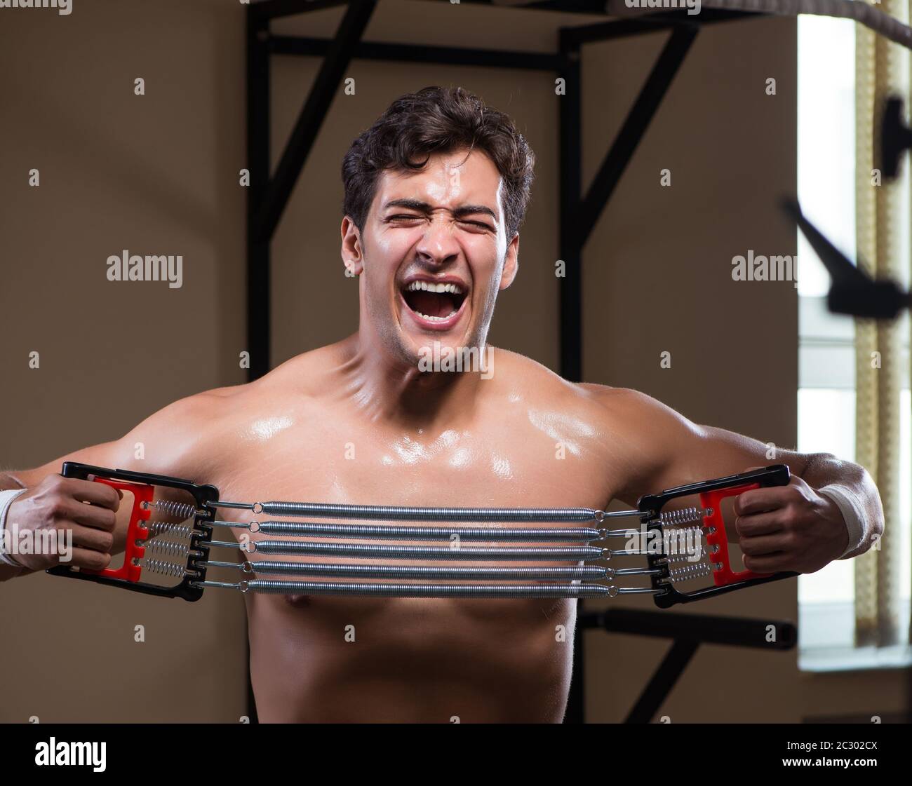 Chest springs hi-res stock photography and images - Alamy