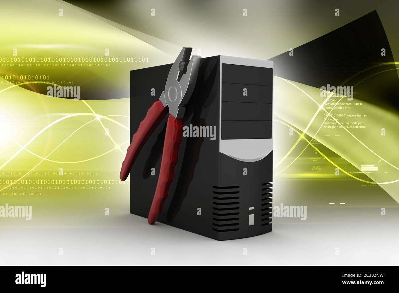 Computer repair upgrade open pc hi-res stock photography and images - Alamy