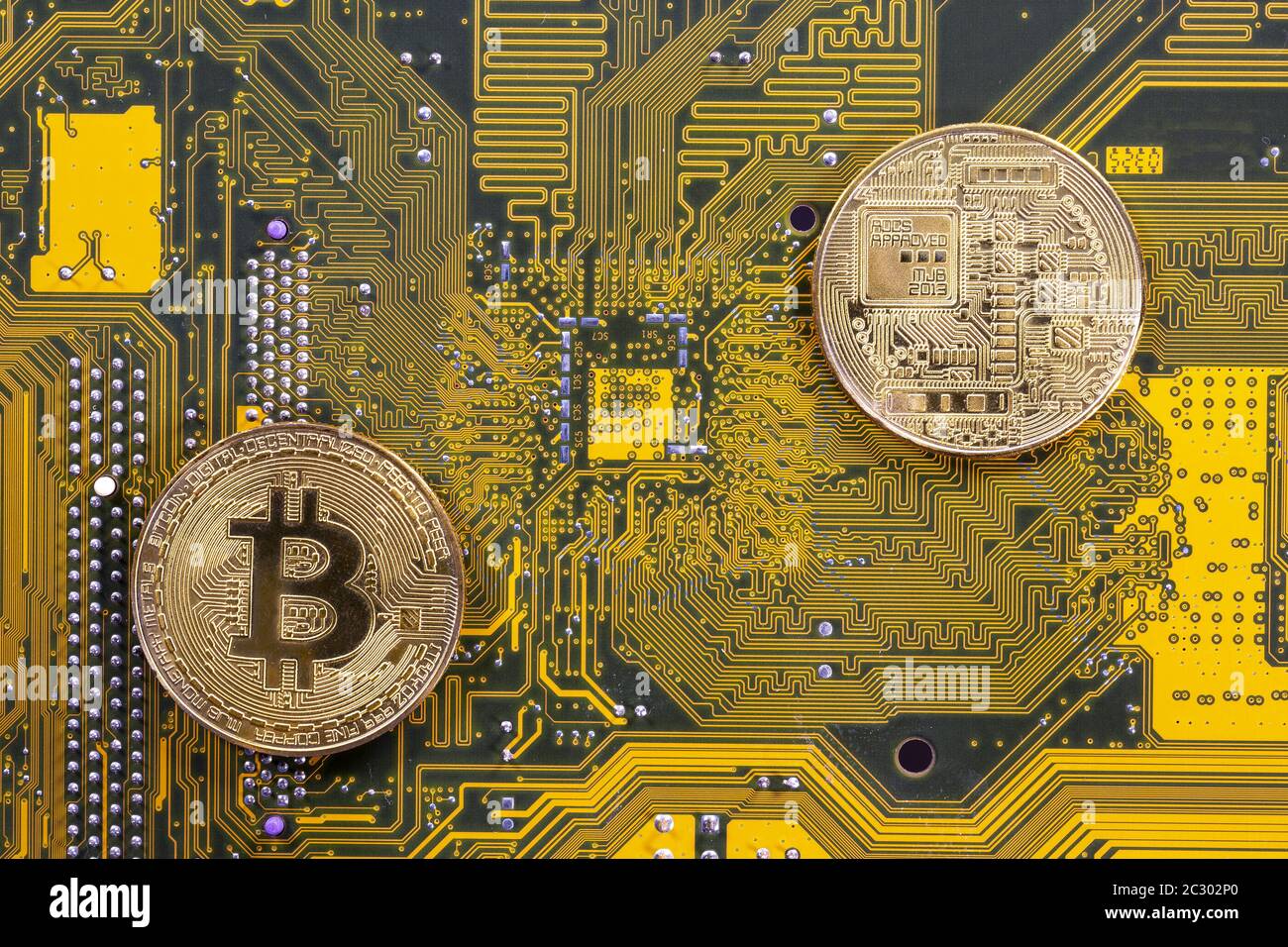 Bitcoin pcb hi-res stock photography and images - Alamy