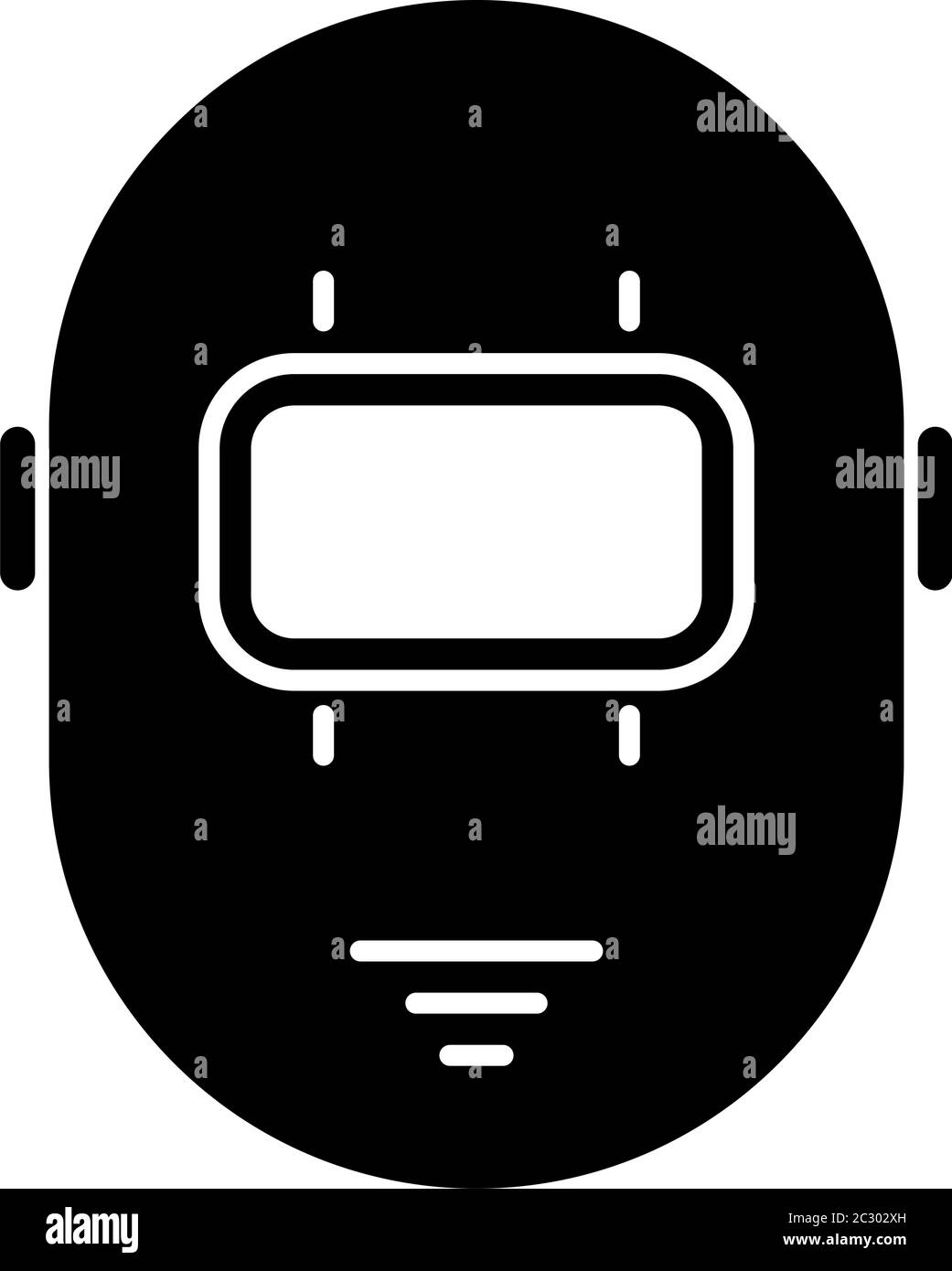 Face shield protector Stock Vector Images - Alamy