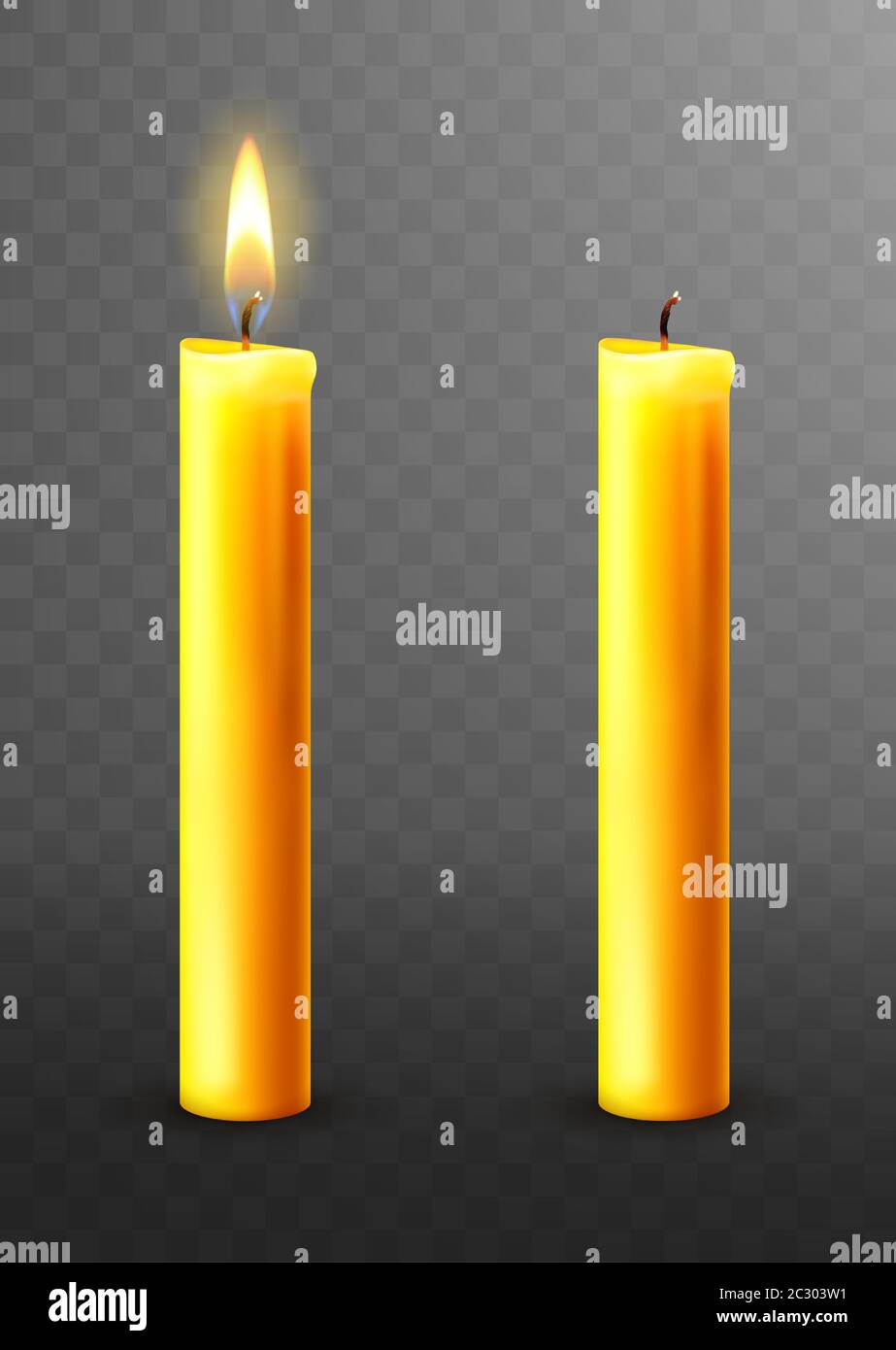 Candle church tall holiday Stock Vector Images - Alamy