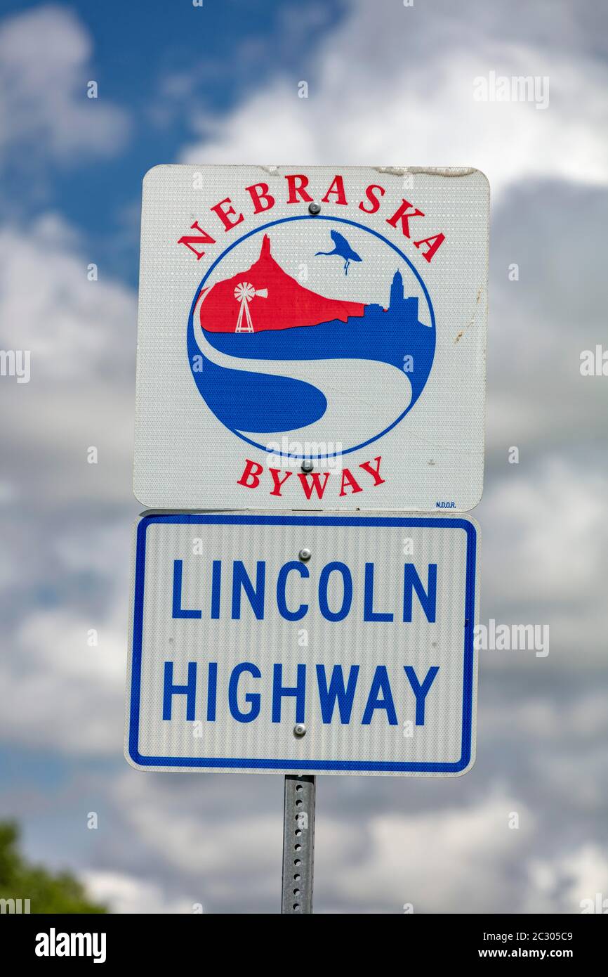 Nebraska byway hi-res stock photography and images - Alamy