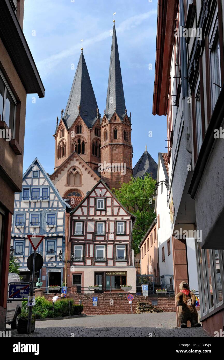 St timbered marys church gelnhausen hi-res stock photography and images ...