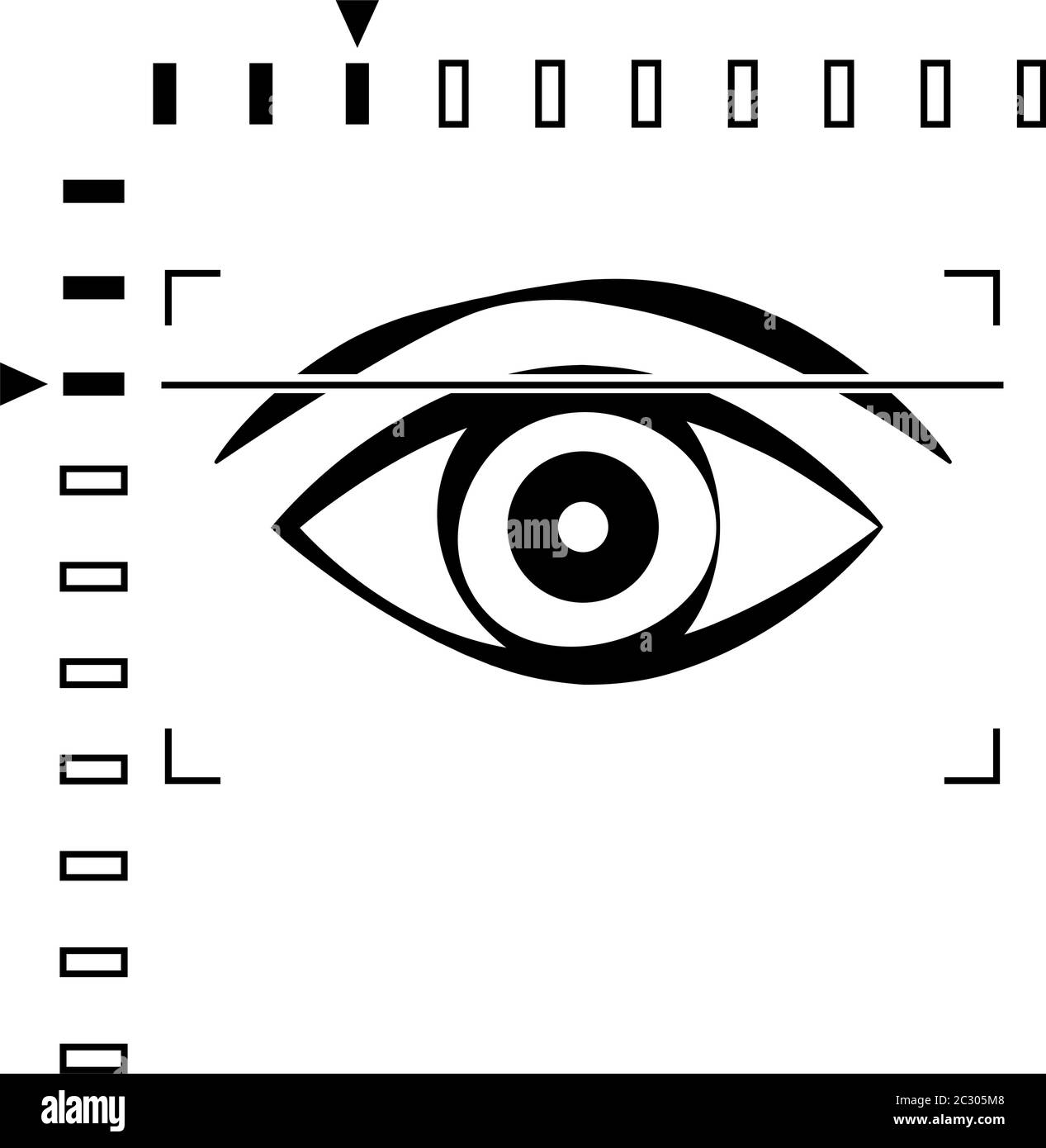 Scanner retina Black and White Stock Photos & Images - Alamy