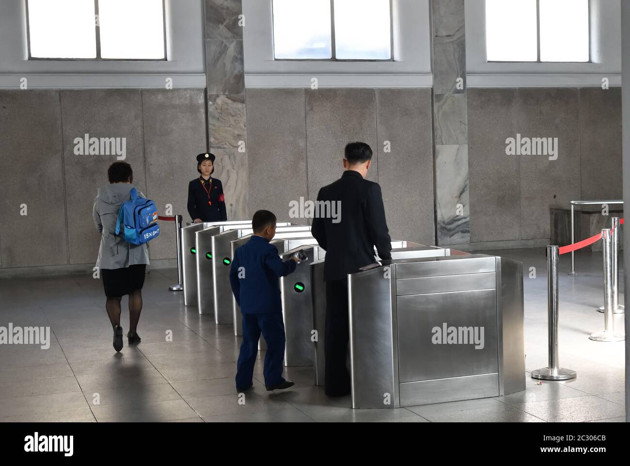 Transport police and train station turnstile hi-res stock photography ...