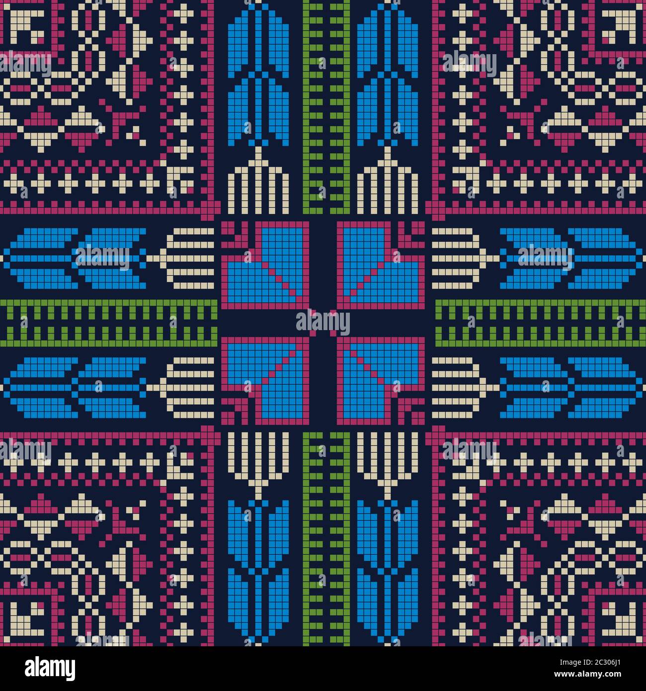 Palestinian embroidery pattern hi-res stock photography and images - Alamy