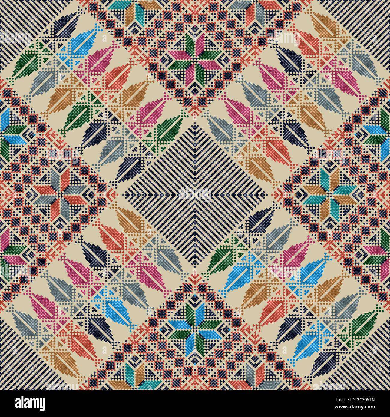 Palestinian embroidery pattern hi-res stock photography and images - Alamy