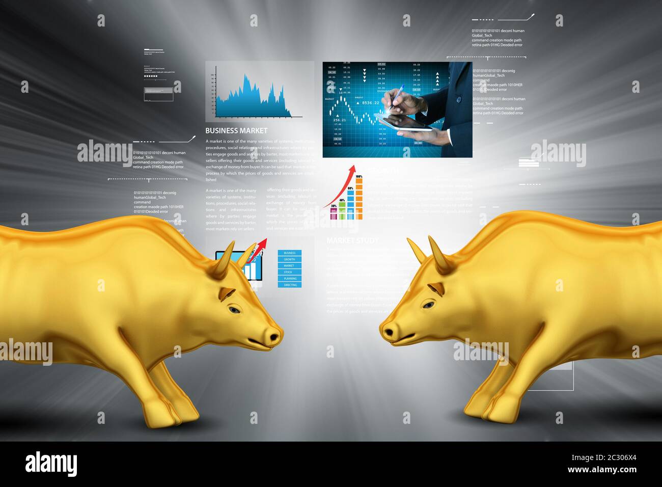 Stock market growth concept Stock Photo - Alamy