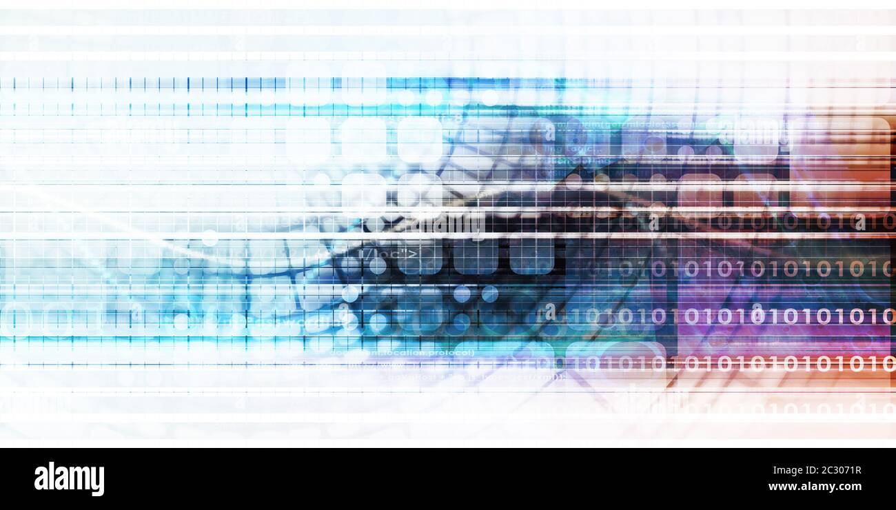 Internet Web Abstract on a Digital Background Stock Photo - Alamy