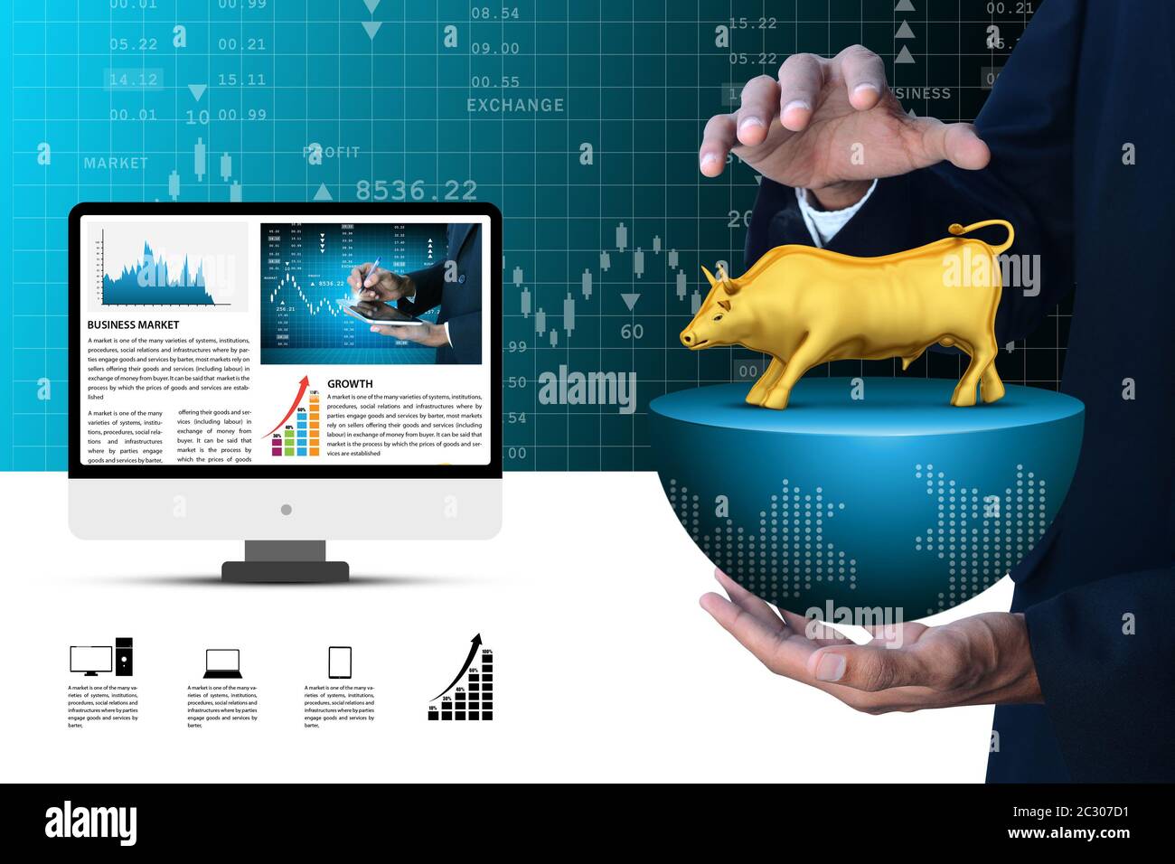 Fighting bull metaphor hi-res stock photography and images - Alamy