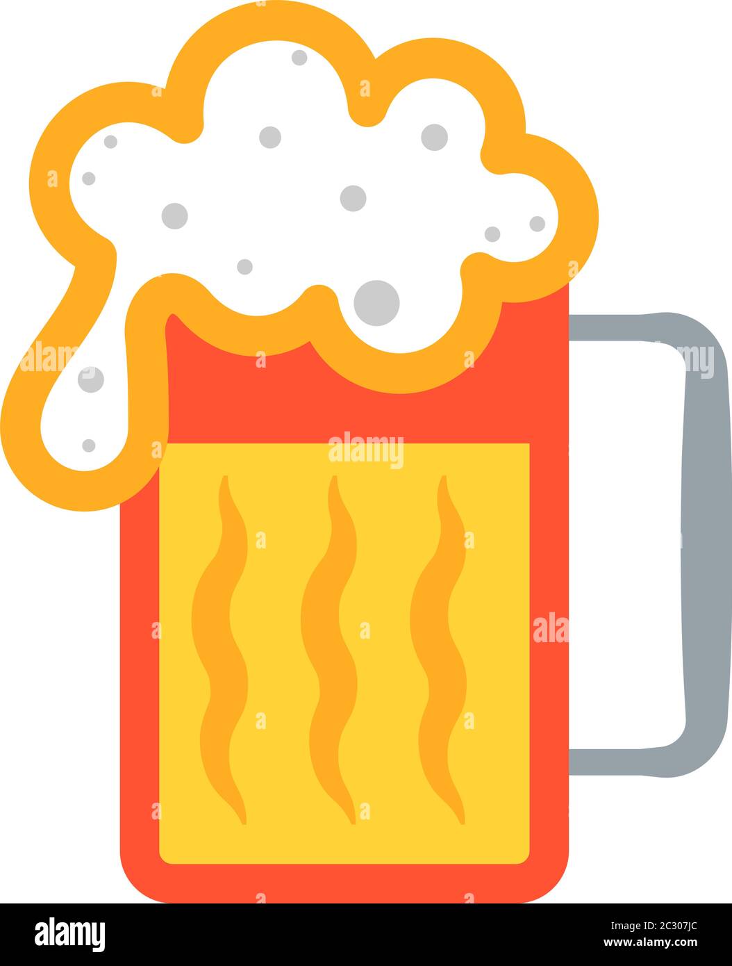 Beer Mug Icon Vector Art Illustration Stock Vector Image & Art - Alamy