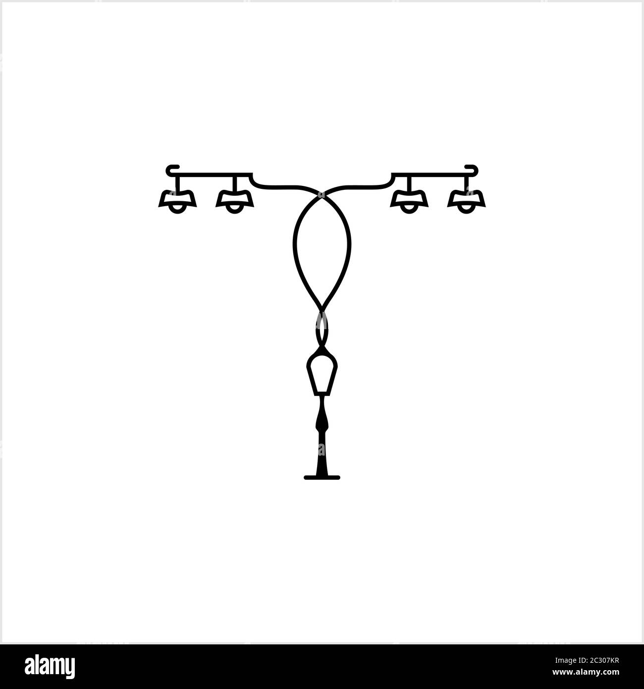 Street Light Icon Vector Art Illustration Stock Vector Image & Art - Alamy