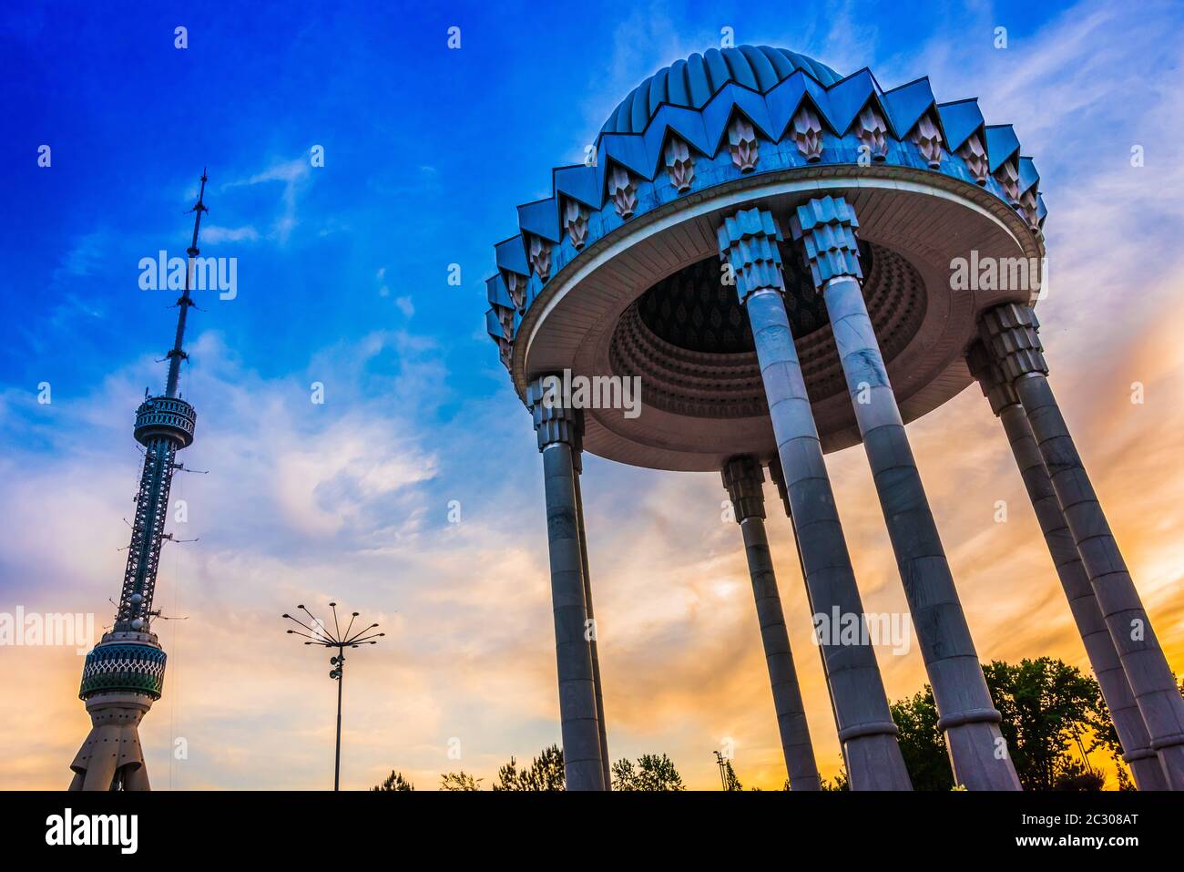 Uzbekistan tashkent television tower hi-res stock photography and ...
