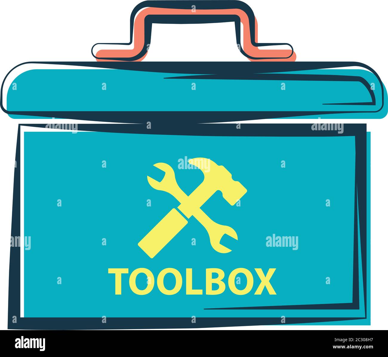 Toolbox Icon Vector Art Illustration Stock Vector Image & Art - Alamy