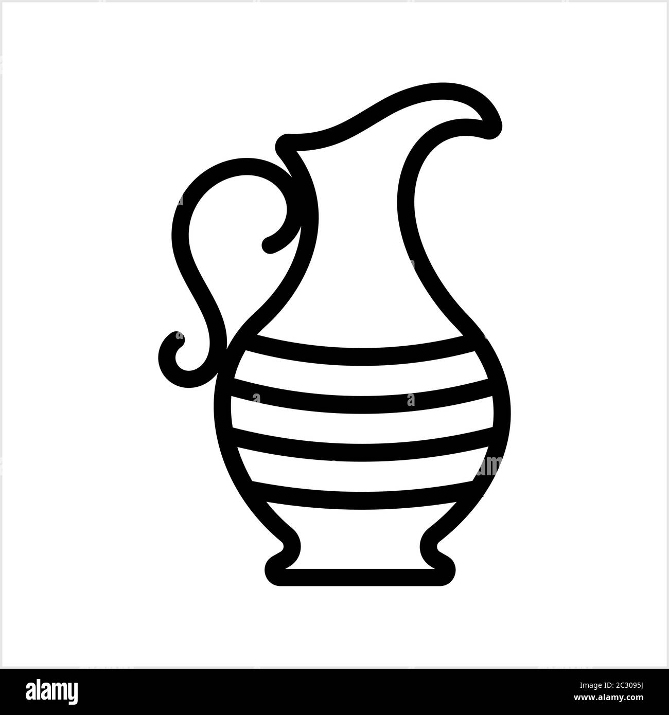 Jug Icon, Jug Vector Art Illustration Stock Vector Image & Art - Alamy