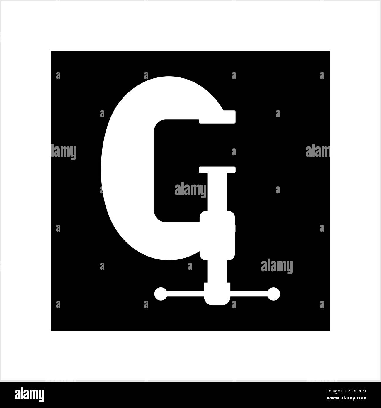 C clamp icon hi-res stock photography and images - Alamy