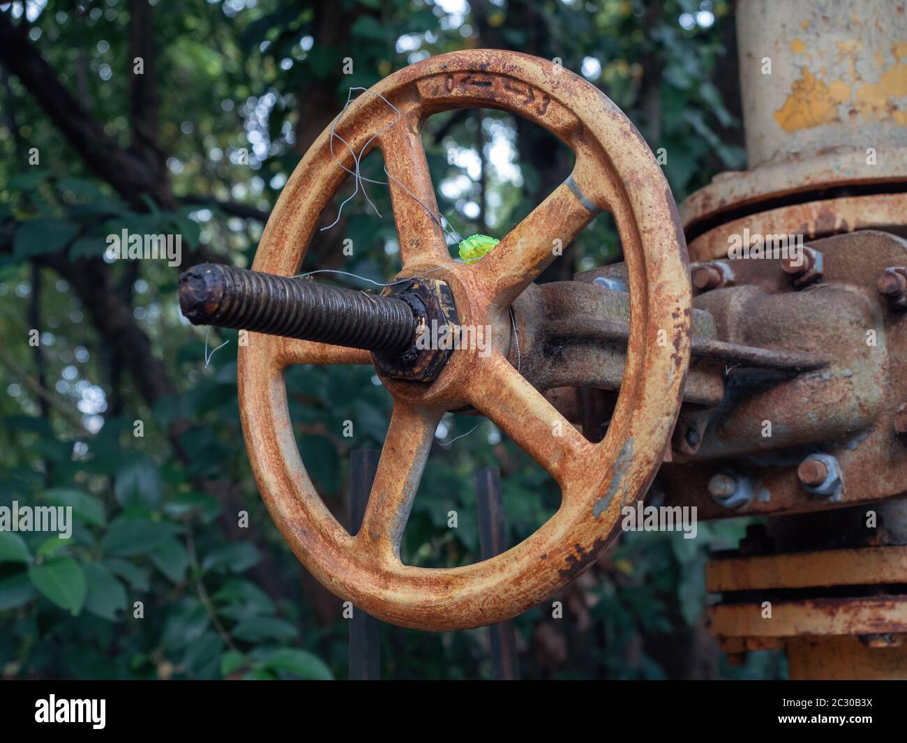 Wheel valve on old hi-res stock photography and images - Alamy