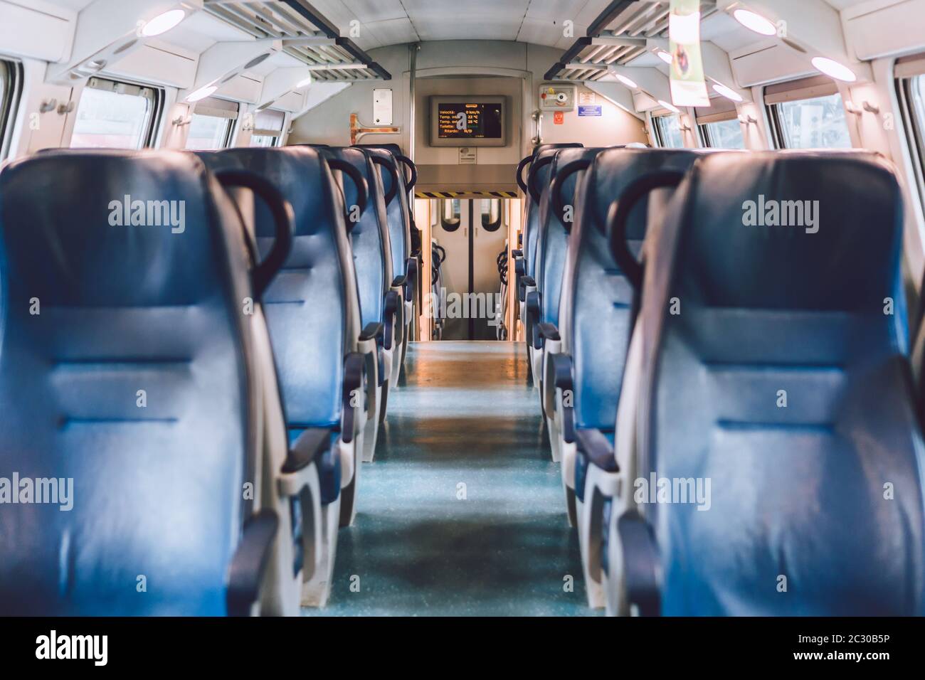Second class train coach hi-res stock photography and images - Alamy