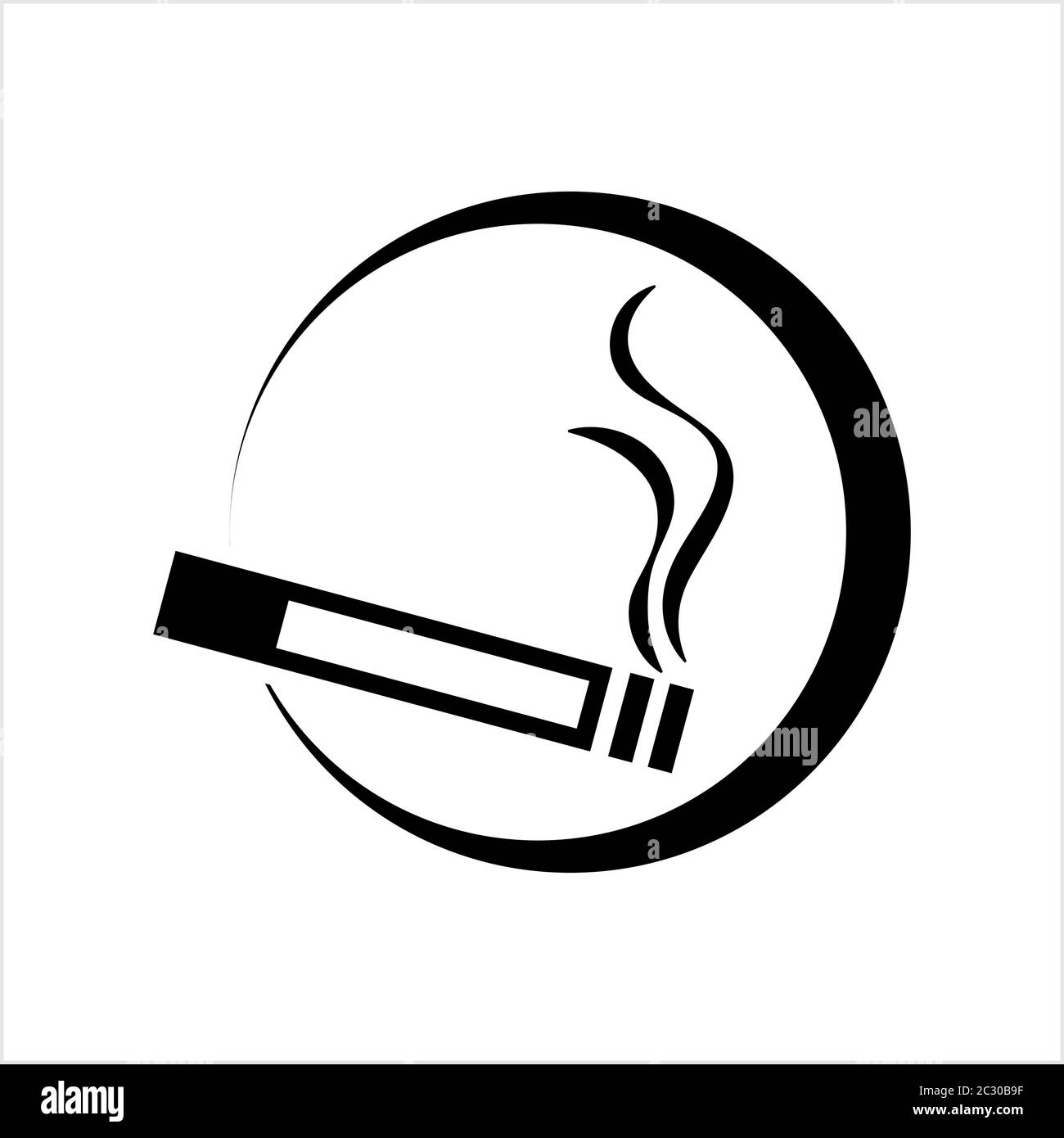 Cigarette Icon, Cigarette Vector Art Illustration Stock Vector Image ...