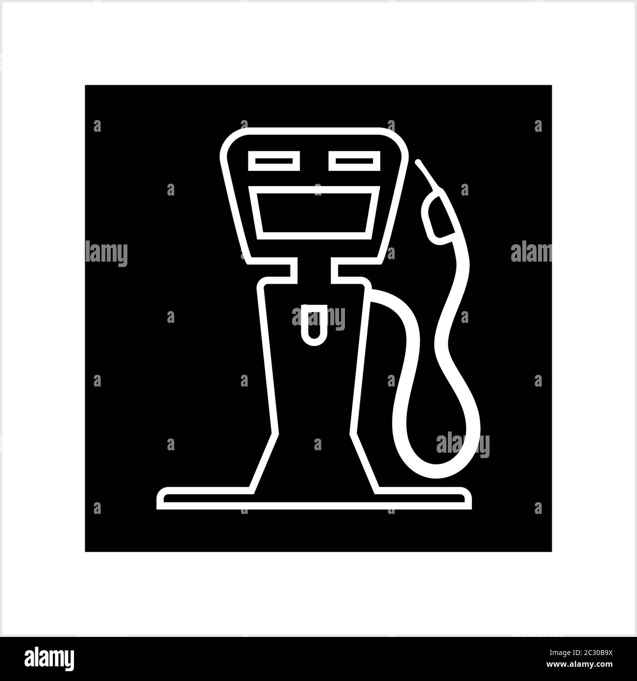 Petrol Station Icon Vector Art Illustration Stock Vector Image & Art ...