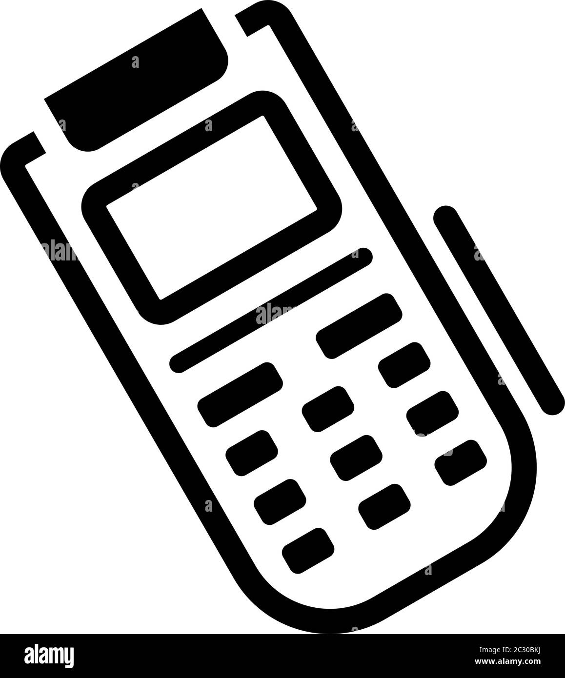 Pos Terminal Icon Vector Art Illustration Stock Vector Image & Art - Alamy