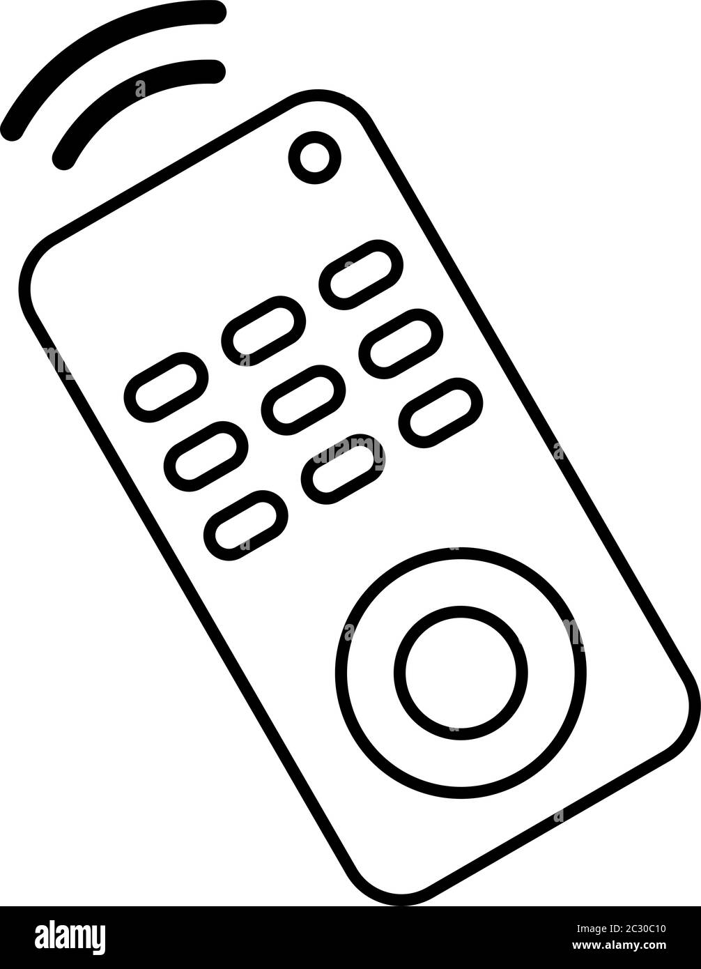 Remote Icon, Remote Vector Art Illustration Stock Vector Image & Art ...