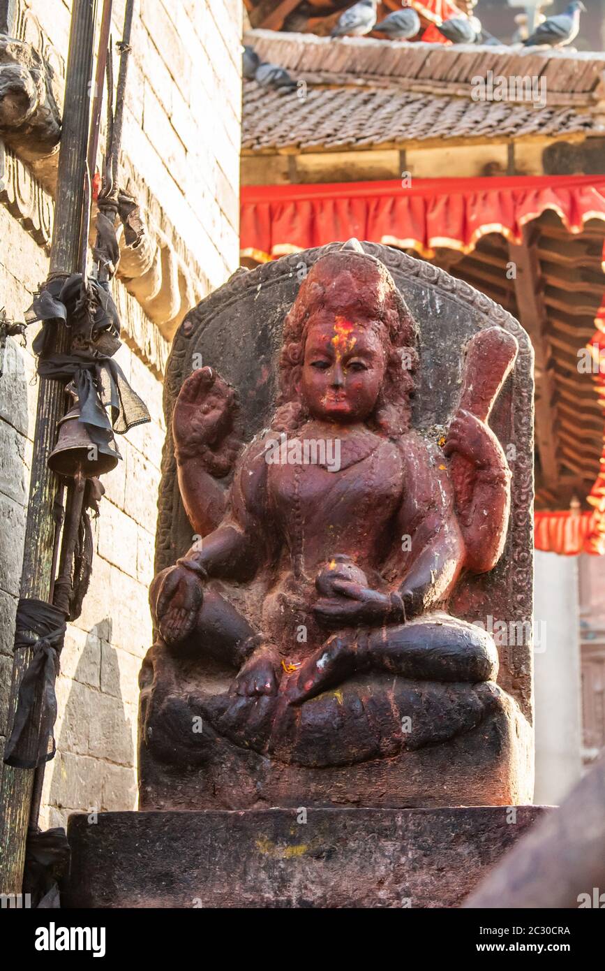 statue in Durbar Square Kathmandu,Nepal Stock Photo - Alamy