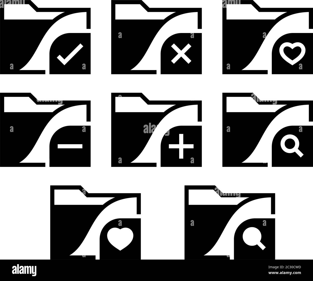 Computer Miscellaneous Folder Icon, File Folder System Vector Art ...