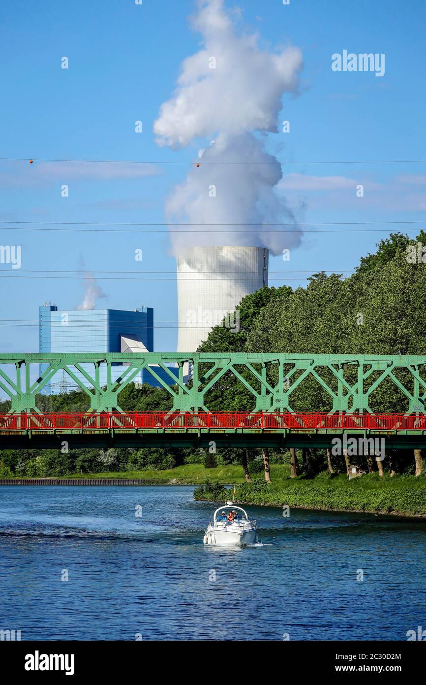 Datteln 4 power plant, Uniper hard coal-fired power plant on the ...