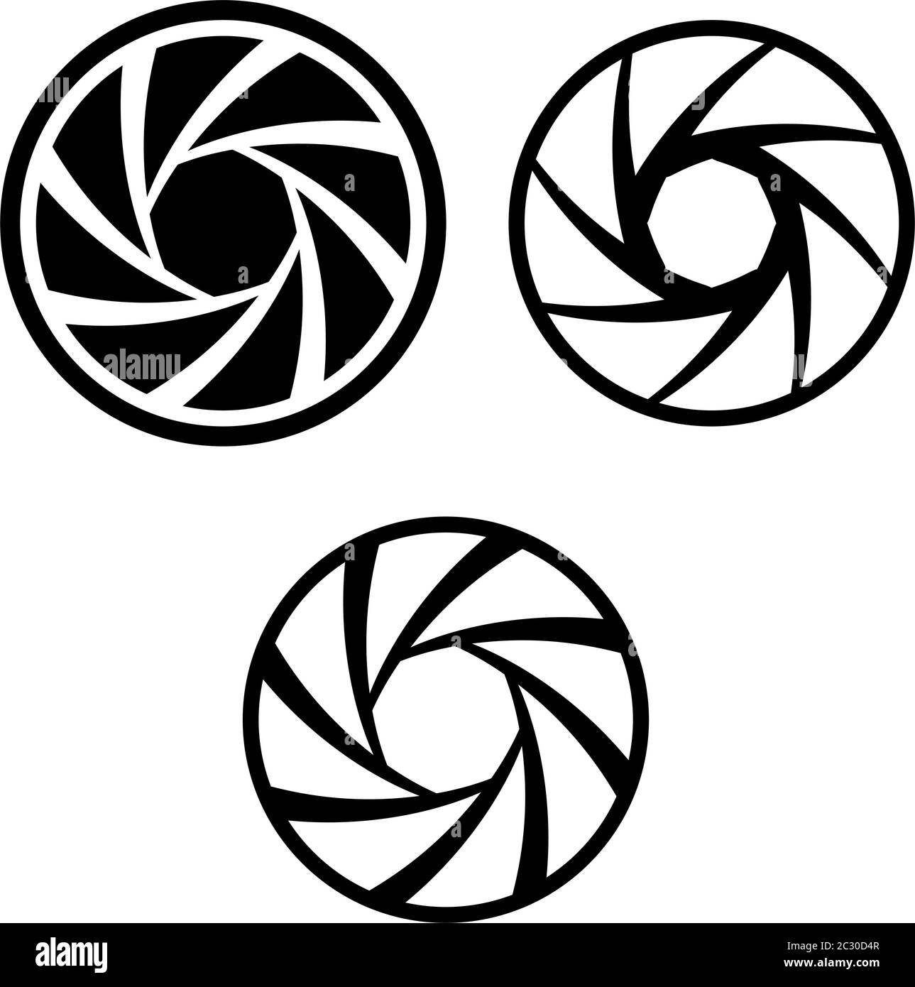 Camera Shutter Icon Vector Art Illustration Stock Vector Image & Art ...