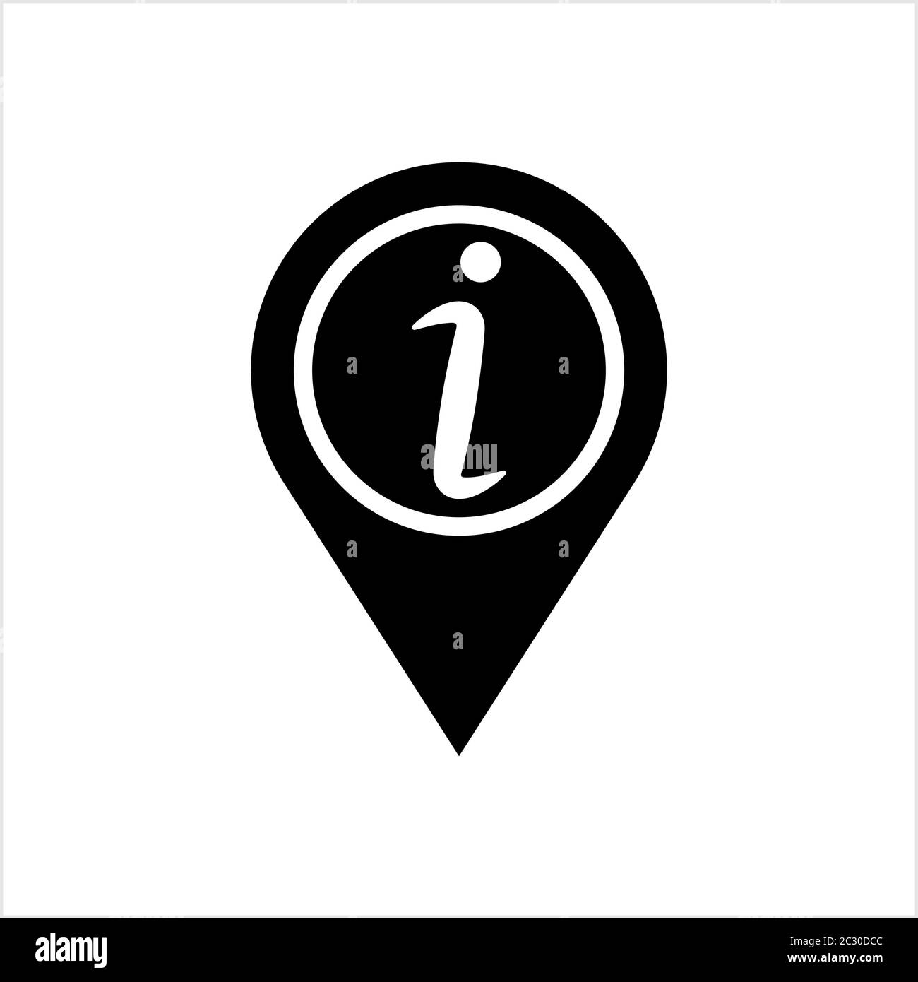 Location Pin Icon Information Vector Art Illustration Stock Vector ...