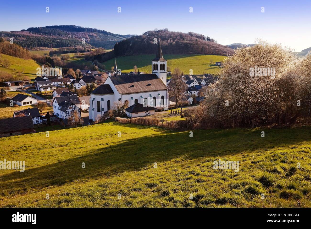 Local view of Calle, Meschede, Sauerland, North Rhine-Westphalia ...