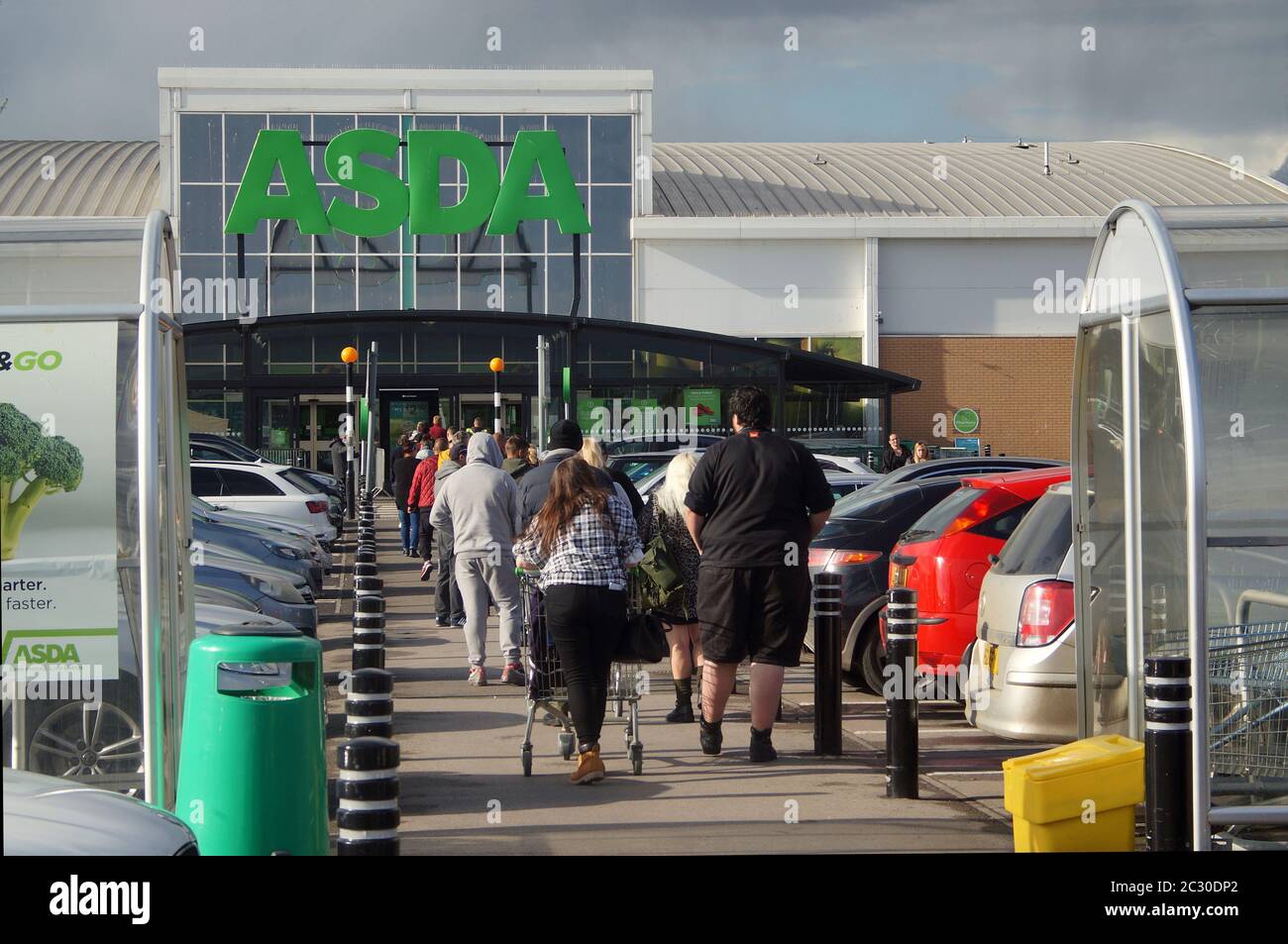Car park asda supermarket in hi-res stock photography and images - Alamy