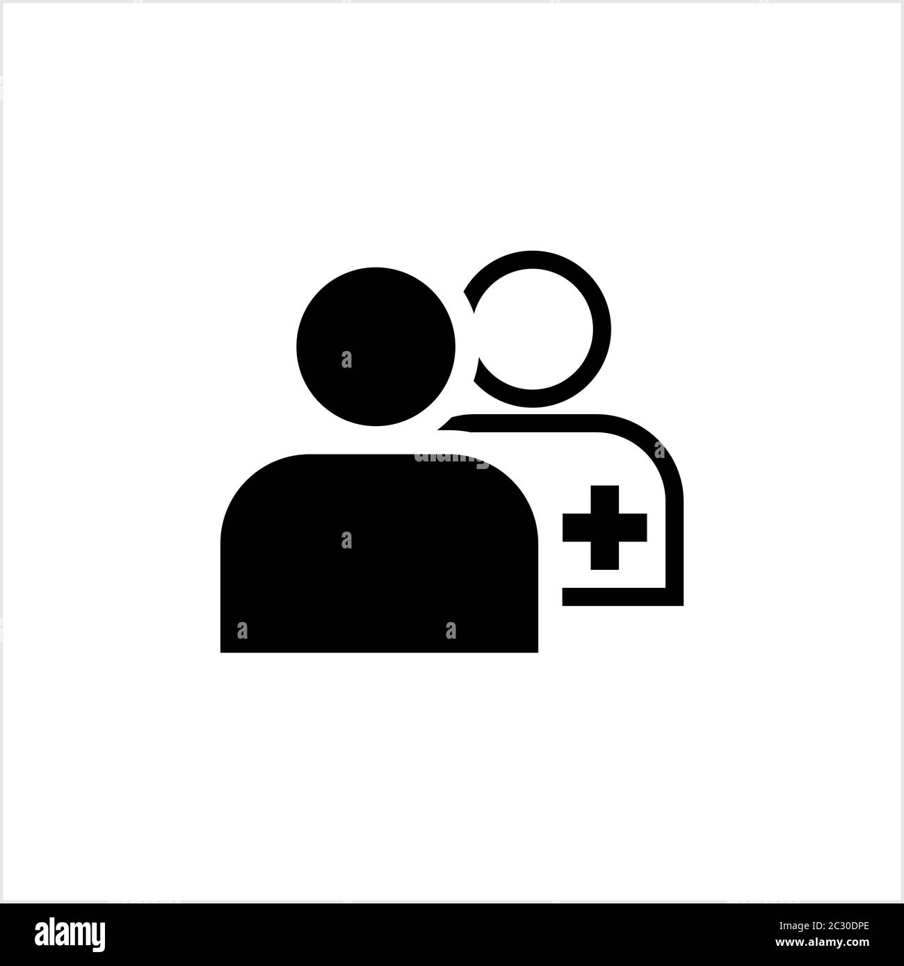 Add Friend Icon, Social Media Icon Vector Art Illustration Stock Vector ...