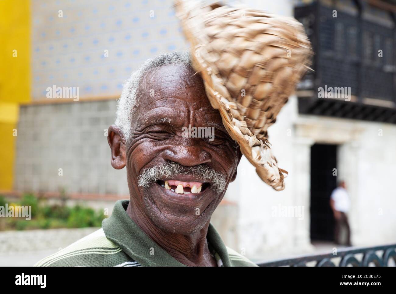 Wind blows off the hat hi-res stock photography and images - Alamy