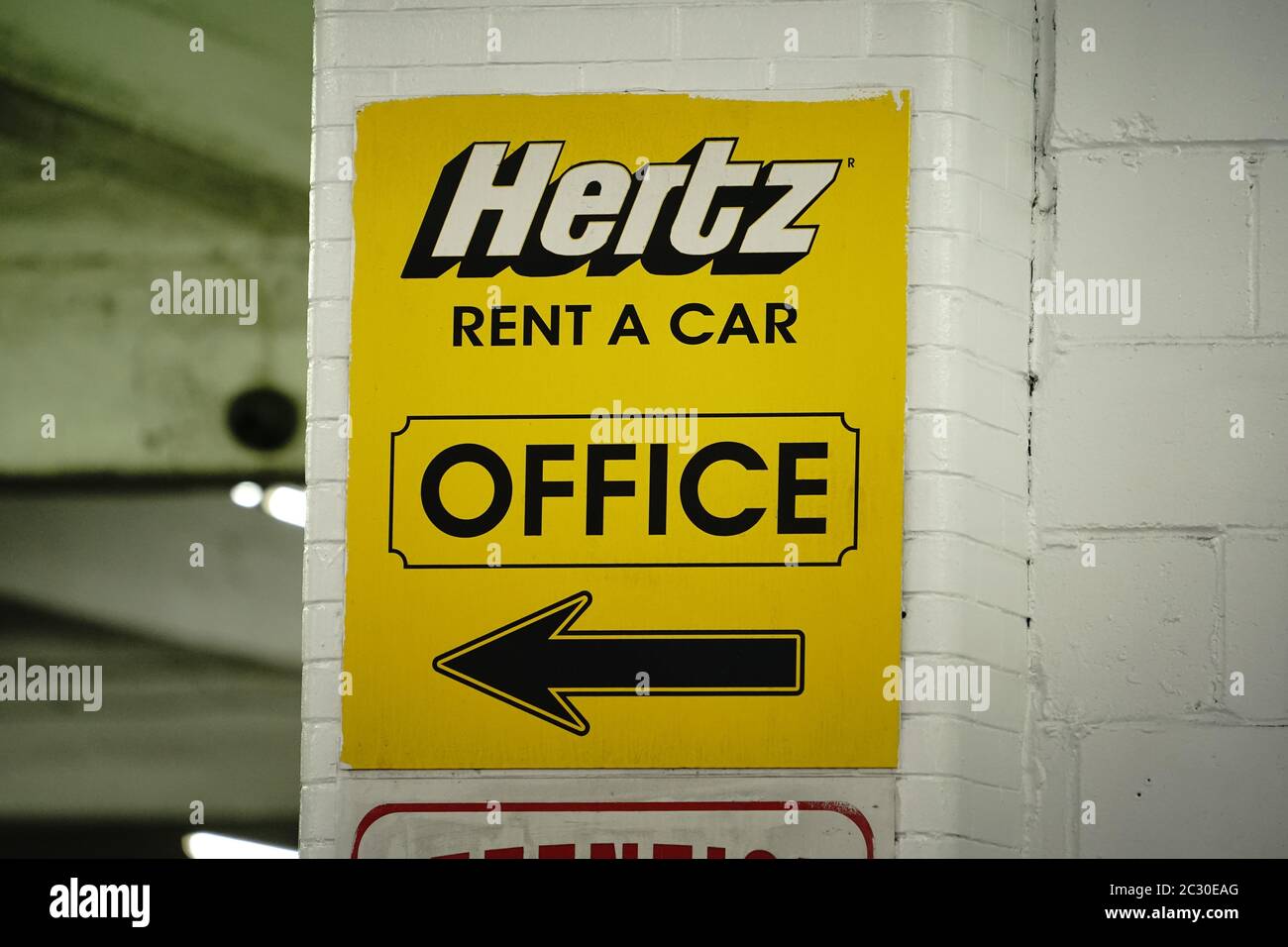 New York, United States. 17th June, 2020. Hertz rental car during a ...