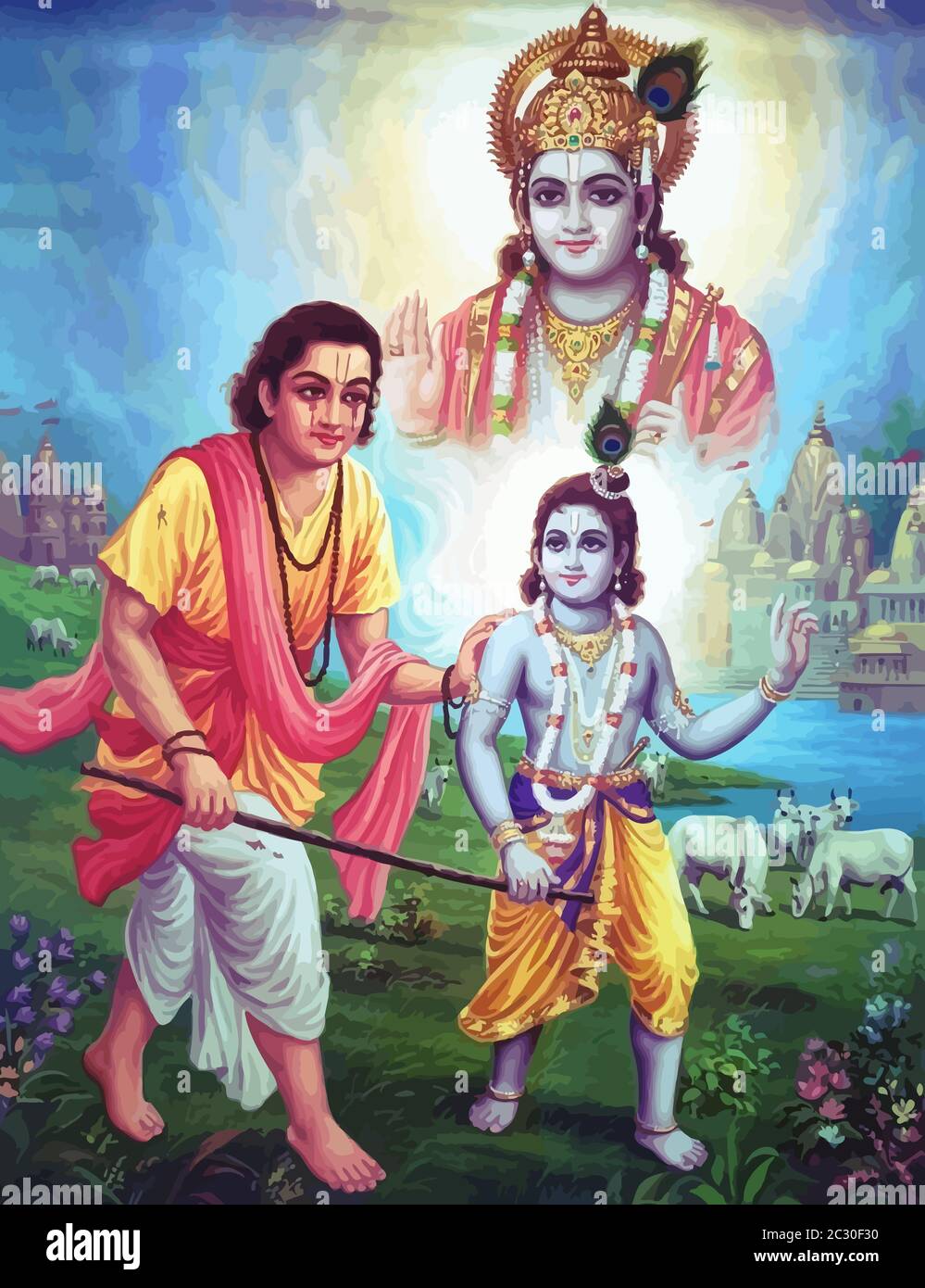 Illustration maha shivaratri hindu hi-res stock photography and images ...