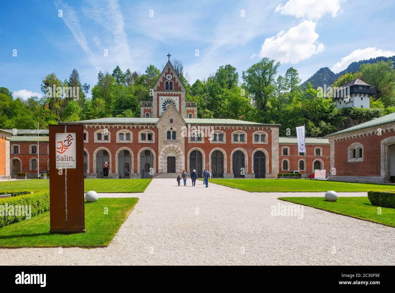 Old salt works, salt museum, Bad Reichenhall, Berchtesgadner Land ...