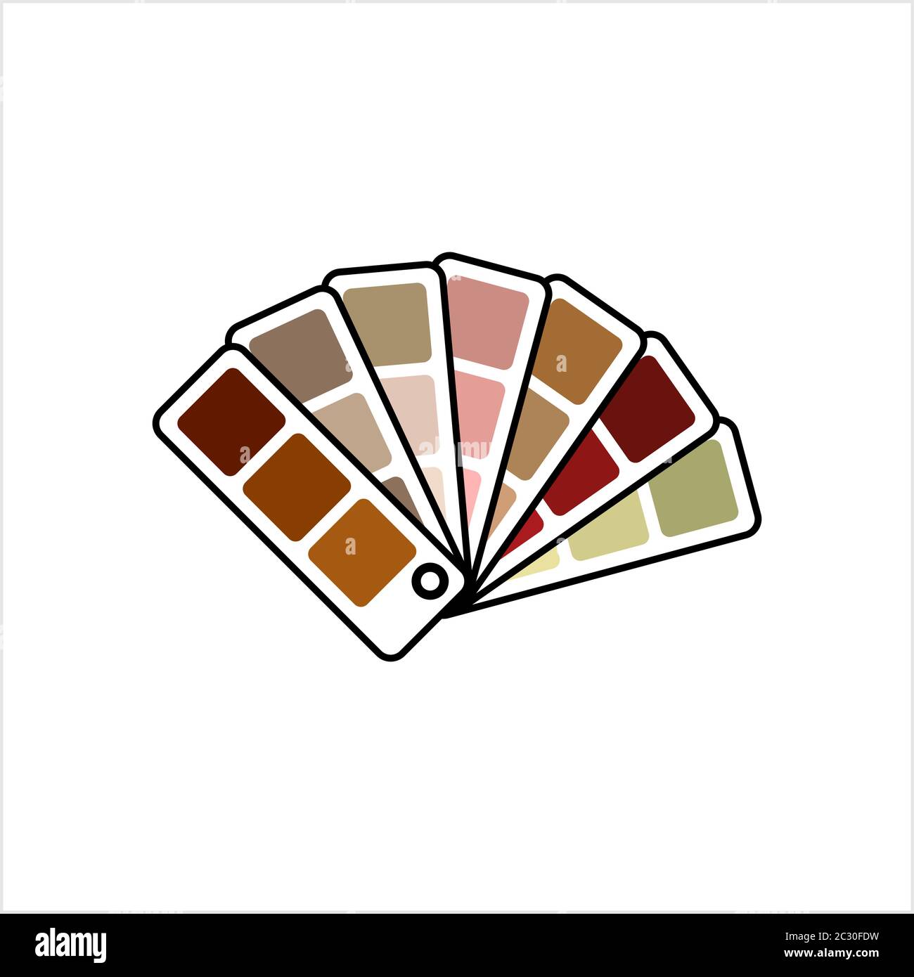 Colour range Stock Vector Images - Alamy