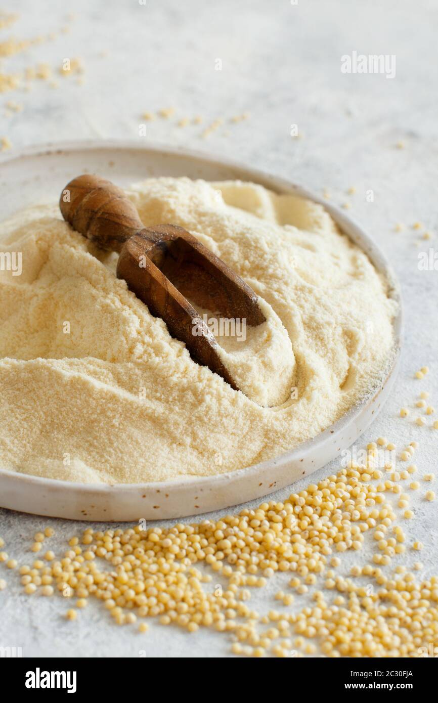 Millet flour hi-res stock photography and images - Alamy