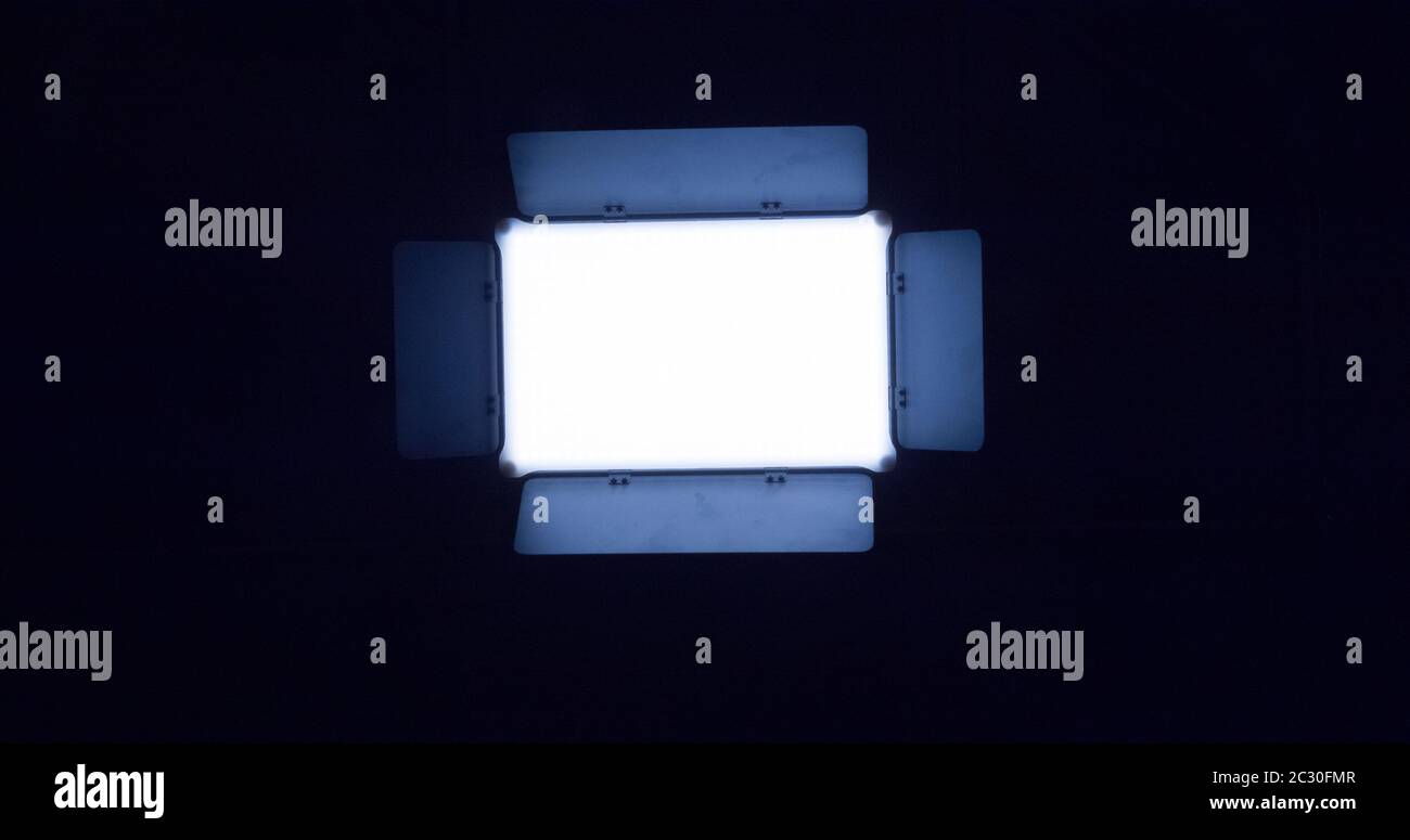 LED camera light with soft effect Stock Photo - Alamy