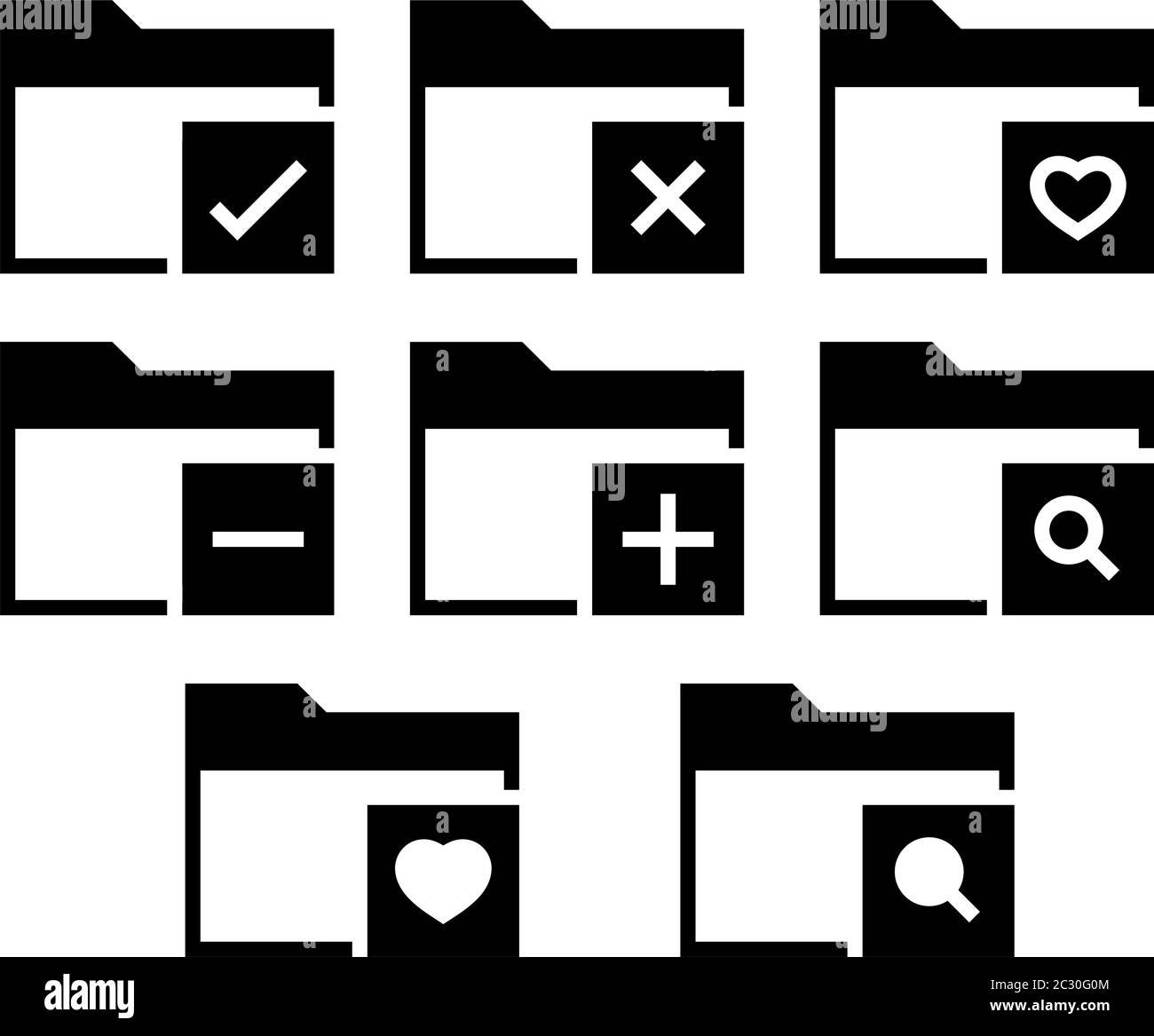 Computer Miscellaneous Folder Icon, File Folder System Vector Art ...