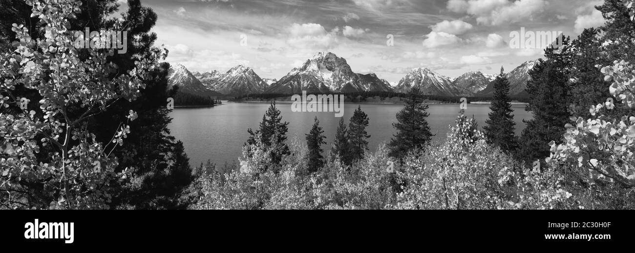 Lake wyoming Black and White Stock Photos & Images - Alamy