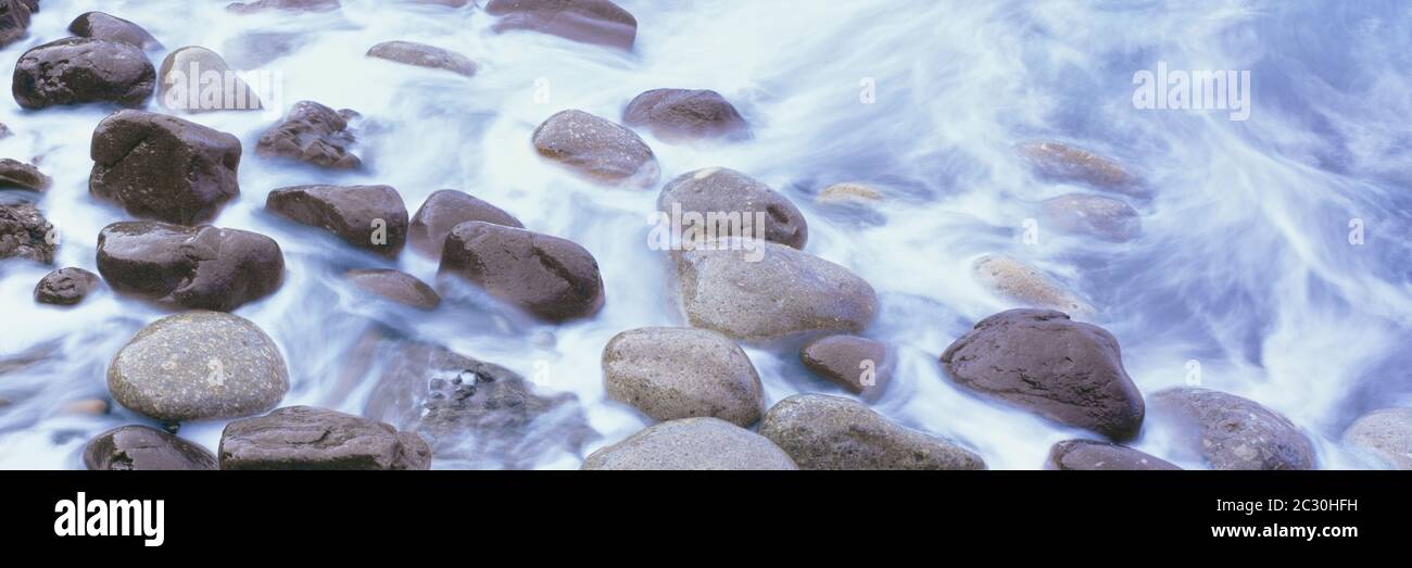 Pebbles on seashore, Las Rocas, Baja California Sur, Mexico Stock Photo ...