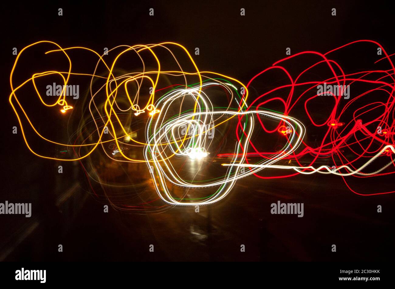 Abstract colourful blurry light pattern Stock Photo - Alamy