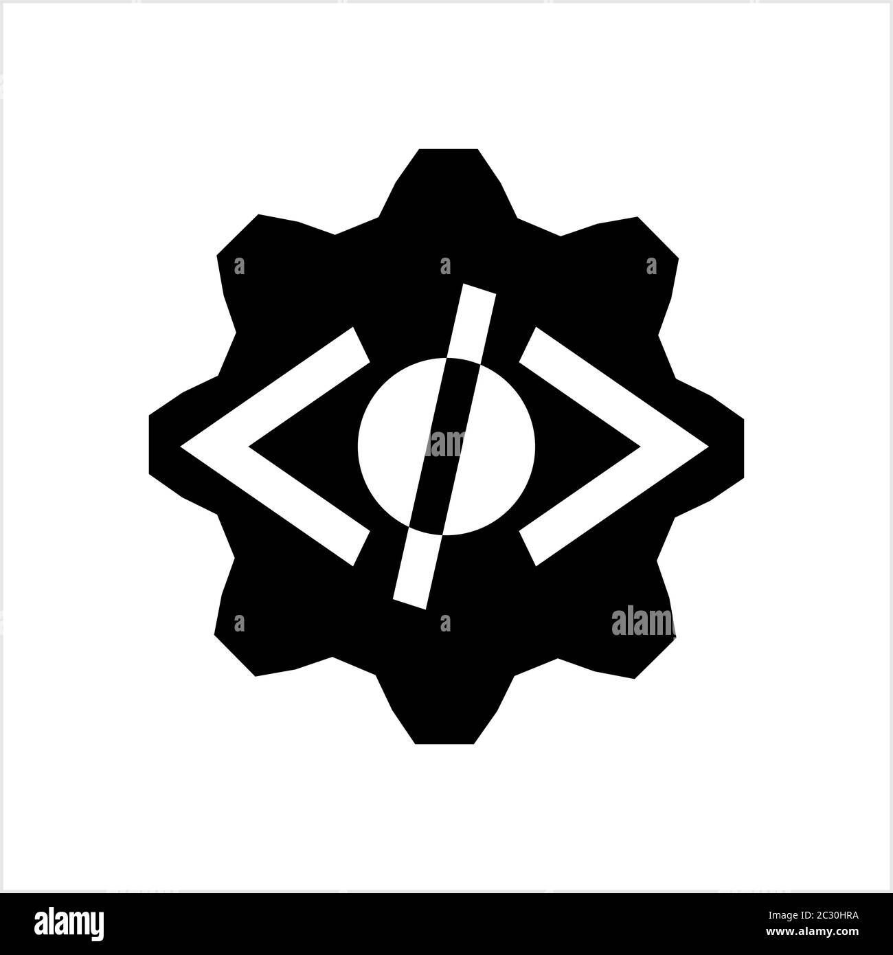 Developer Coding Tool Icon Custom Coding Icon Vector Art Illustration Stock Vector Image And Art
