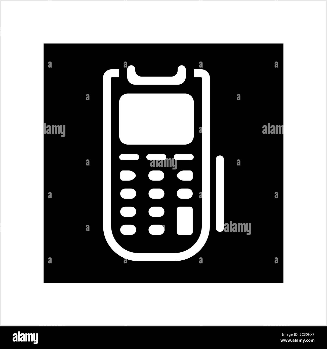 Pos Terminal Icon Vector Art Illustration Stock Vector Image & Art - Alamy