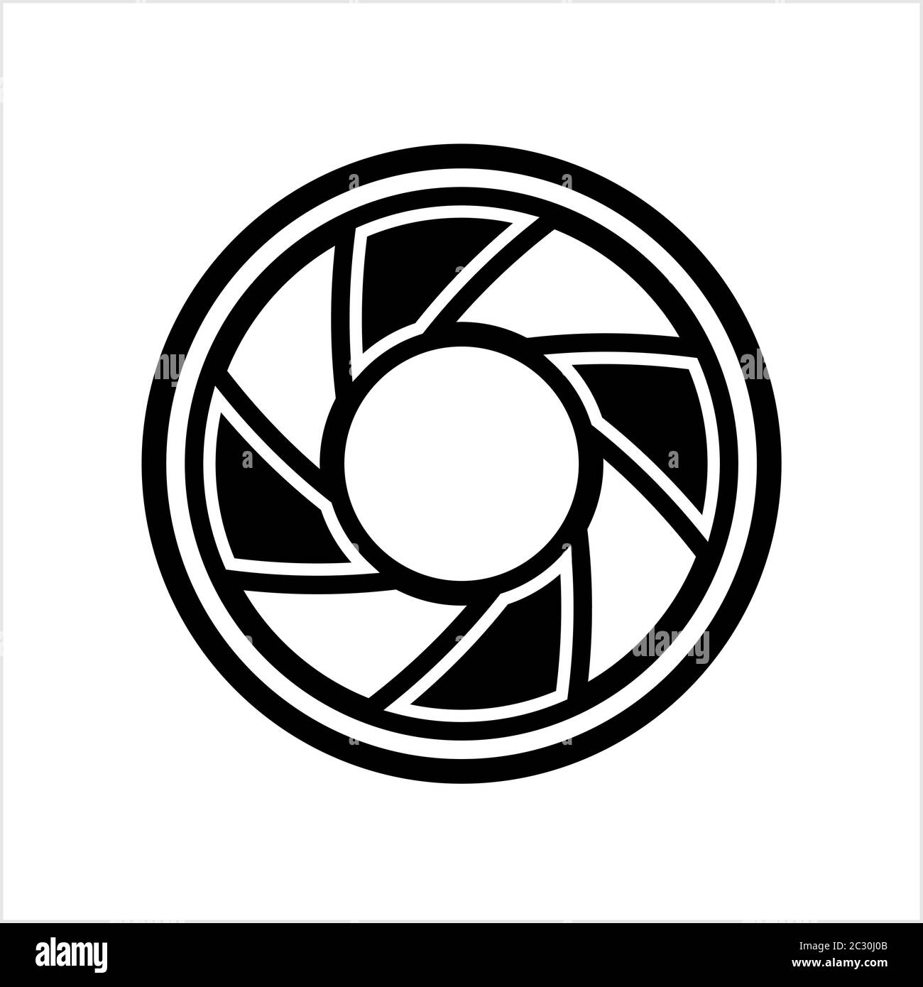 Camera Shutter Icon Vector Art Illustration Stock Vector Image & Art ...